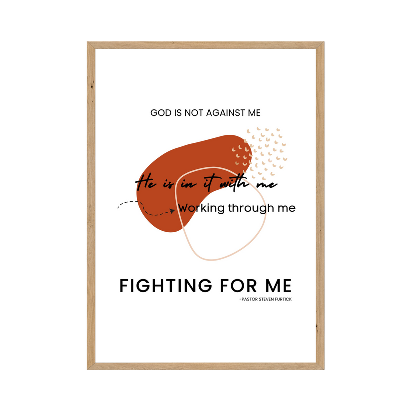 God is with Me Spiritual Poster - Printable Download – Fingerprint ...